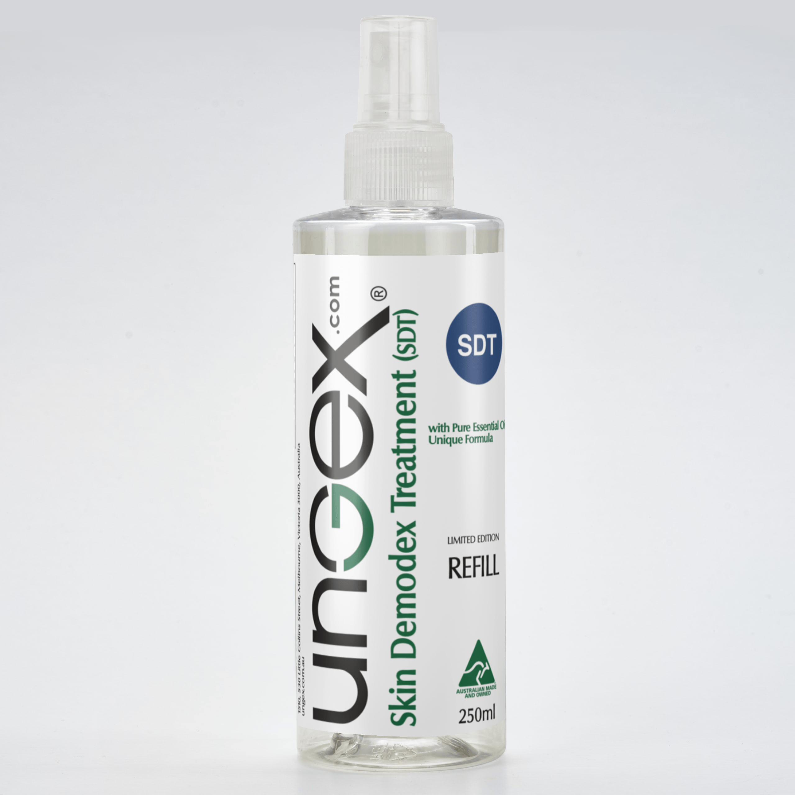 SDT-250ml-refill-Demodex-Treatment - Ungex | Demodex treatment