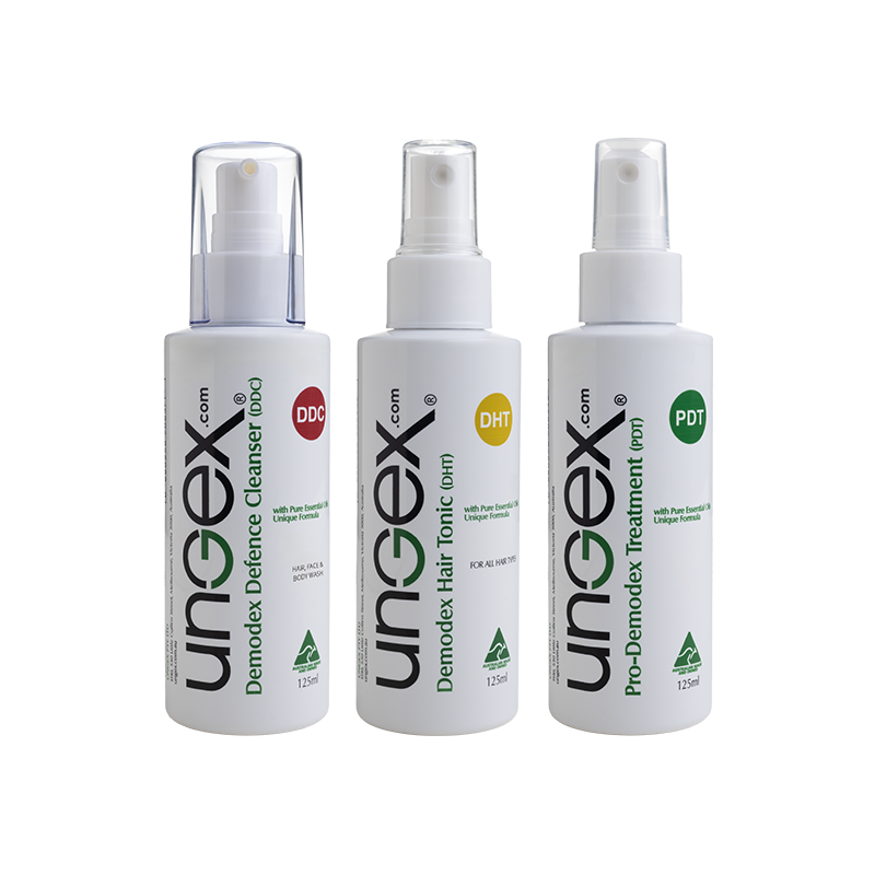 Ungex Demodex Mite Treatment for Face, Skin or Hair Problems
